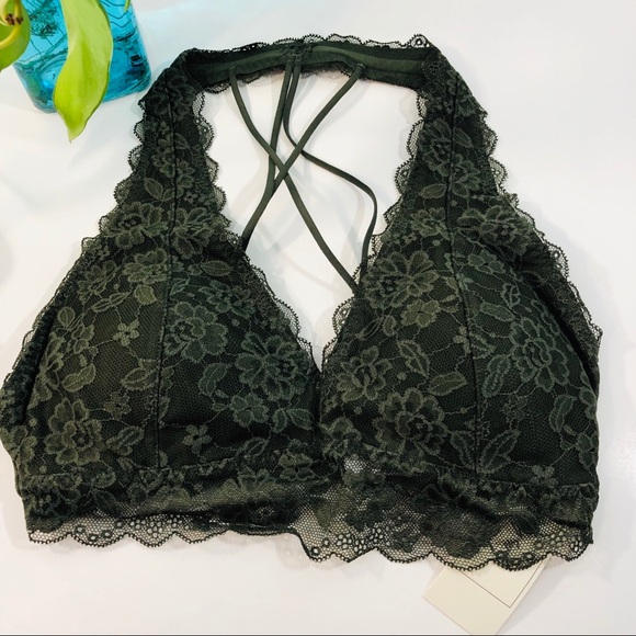 Gilly Hicks | Intimates & Sleepwear | Gilly Hicks Forest Green Bralette ...